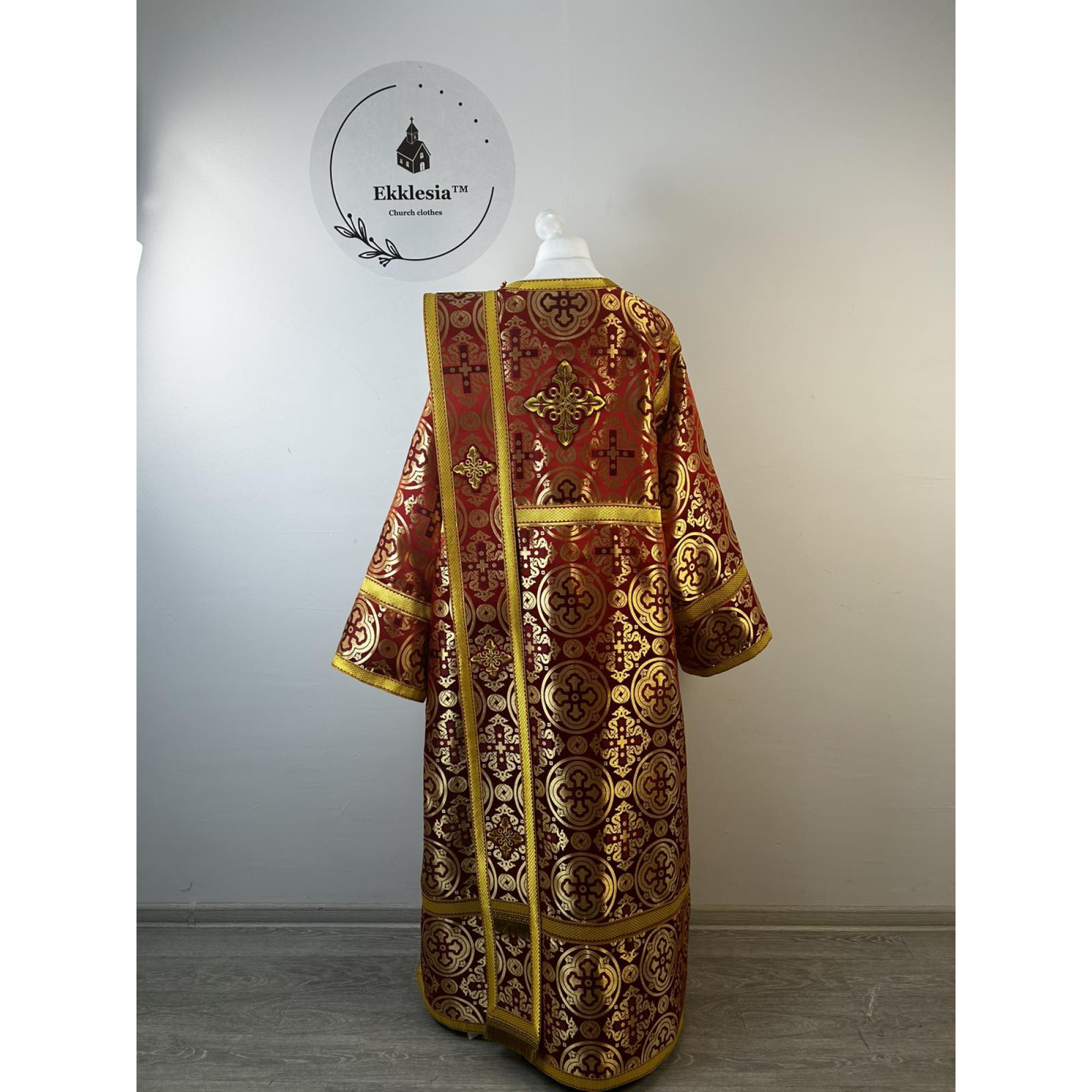 Vestment for deacon for Lent - Liturgical vestment set - Stichar, orar ...