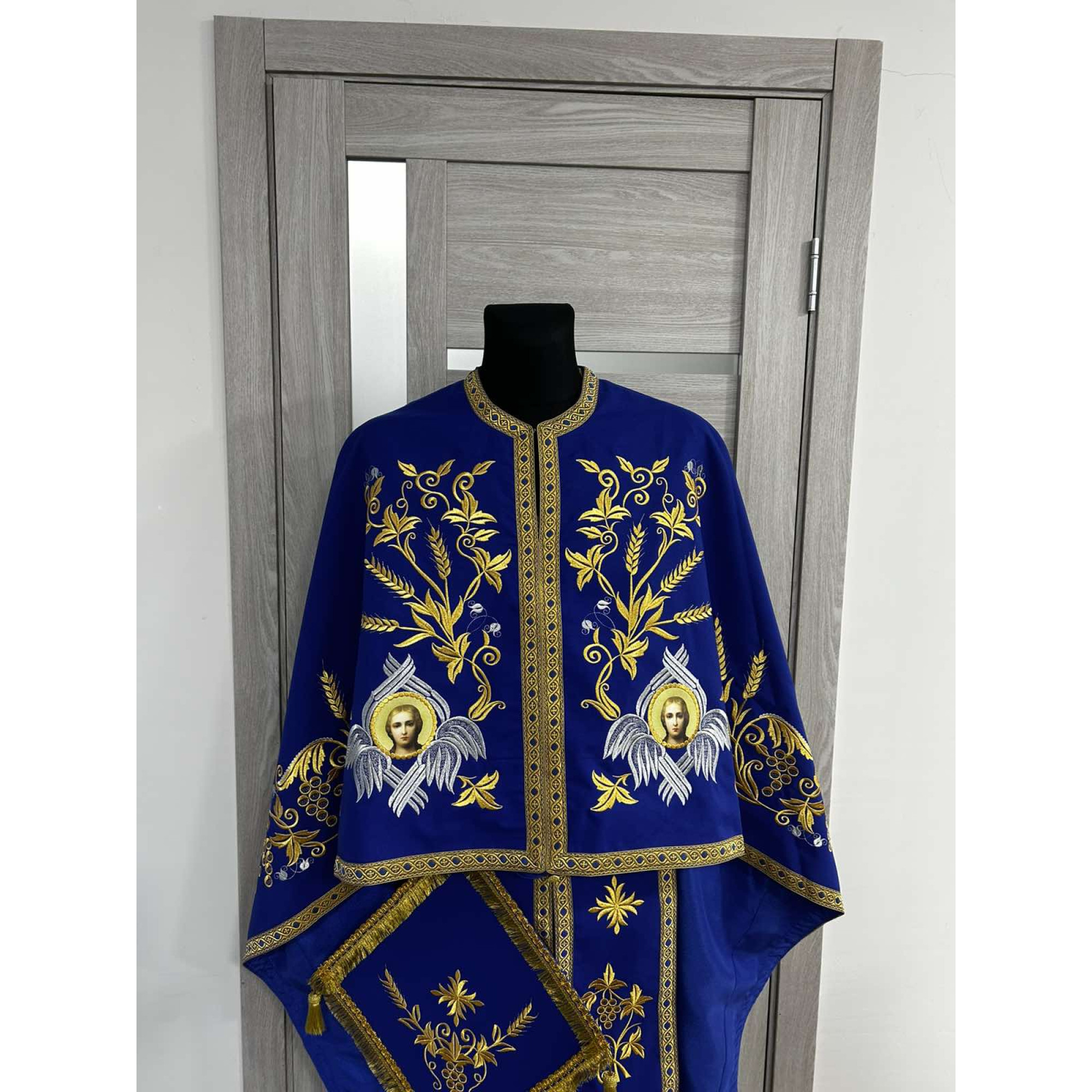 Greek style priest vestment in brocade - Liturgical vestment for priest