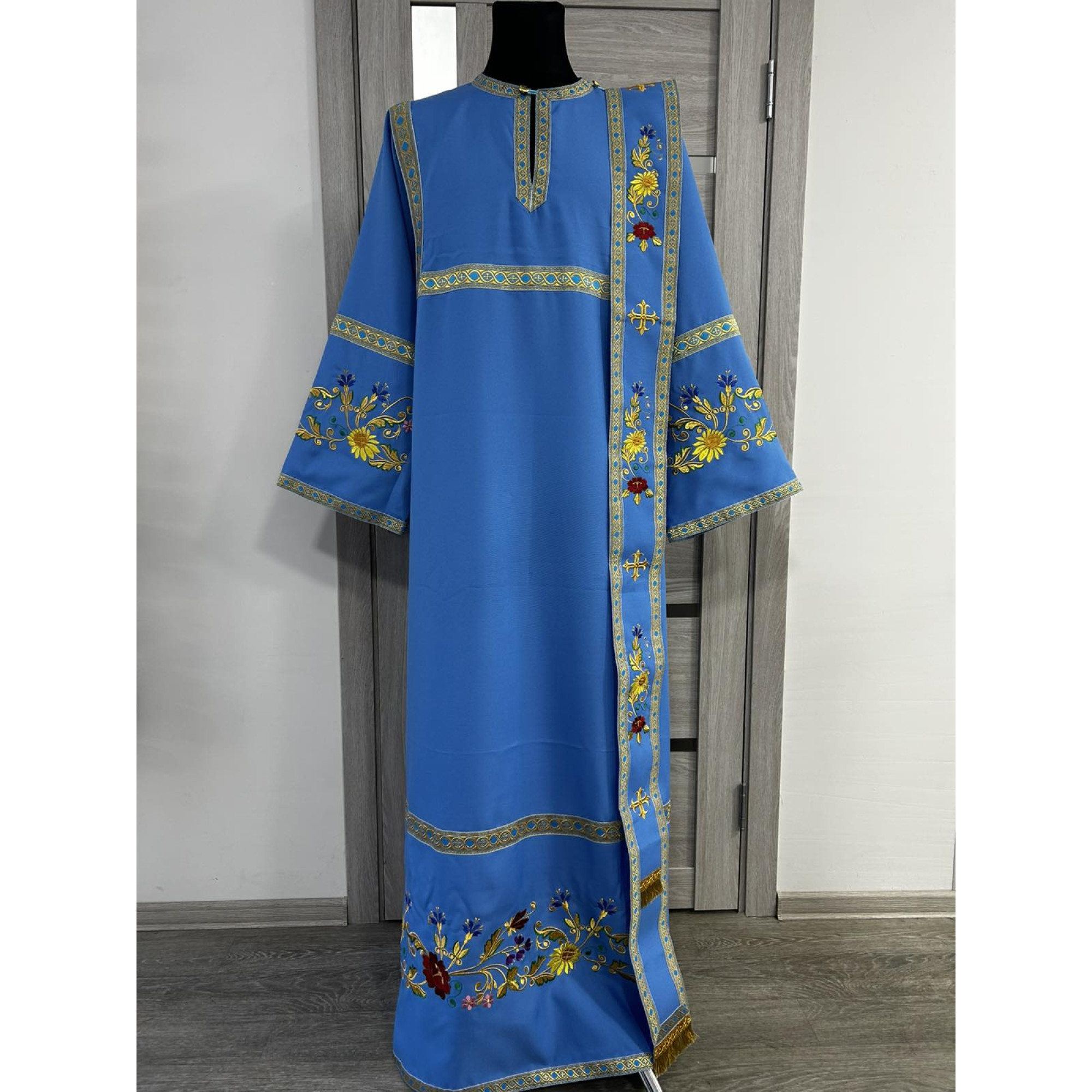 Embroidered deacon's Vestment with single orar - Stichar with orar and ...