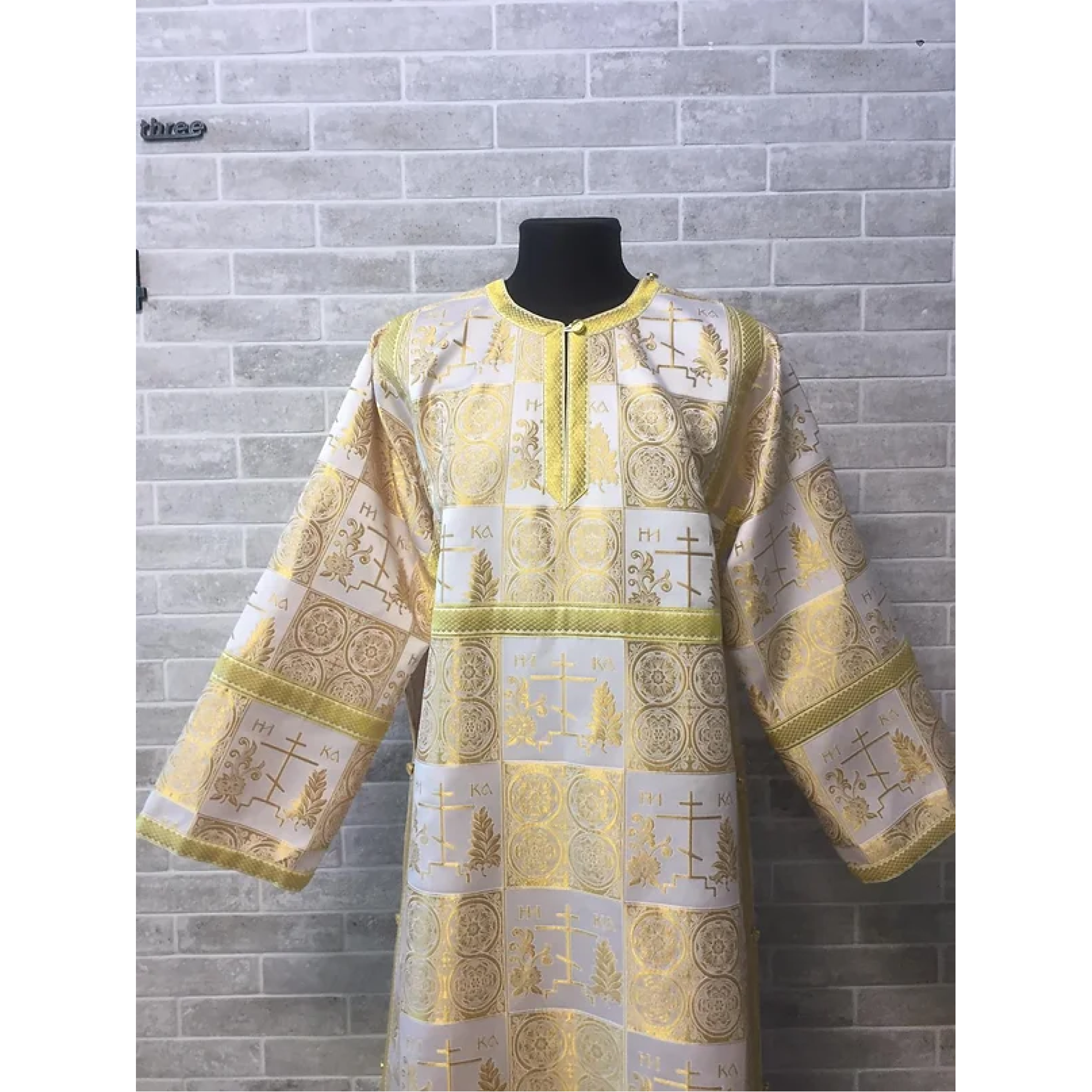 Orthodox sticharion - Church stikhar - Altar Server Reader Robe in brocade