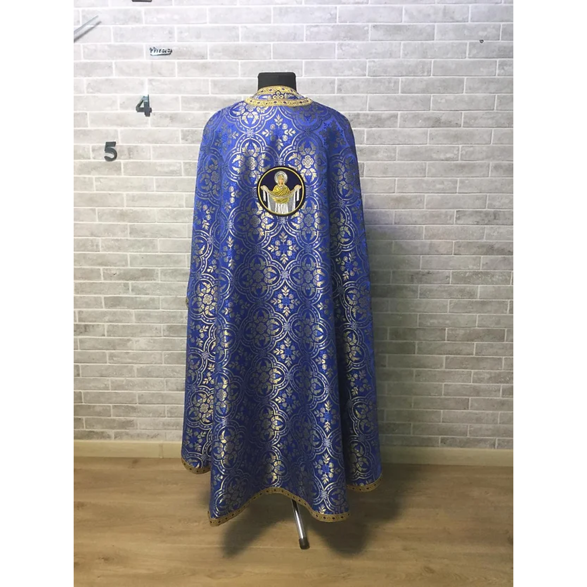 Greek style priest vestment in brocade - Liturgical vestment for priest